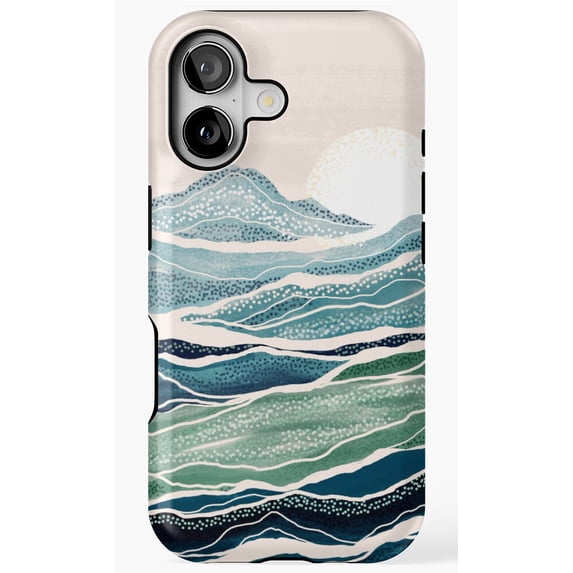 Across The Waves Ocean Surf Phone Case for iPhone 11 12 13 14 15 16 17 ...