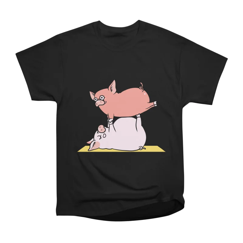 Acroyoga Pig T-Shirt Tee Gift For Him Merch For Her Apparel For Friend ...