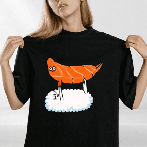 Acroyoga Sushi Funny Japanese Food Fitness Exercise Graphic Cotton T ...