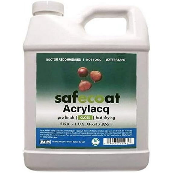 Acrylacq Gloss, Clear Coat Polyurethane Sealer, Wood Sealer in 32 oz ...