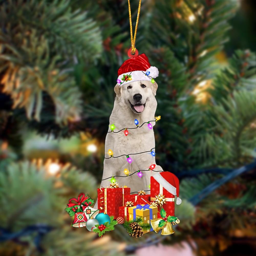 Acrylic 2D Great Pyrenees 2-Dog Be Christmas Tree Hanging Ornament ...
