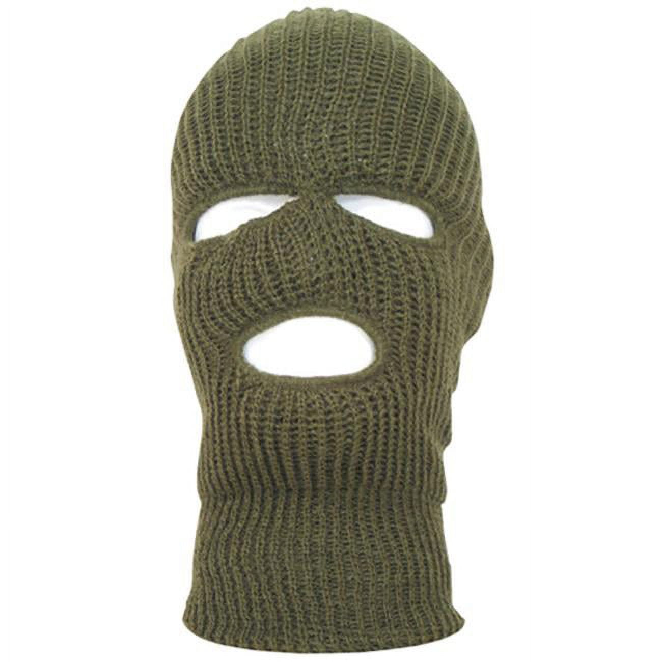 Acrylic 3 Hole Face Mask - Olive Drab - Walmart.com
