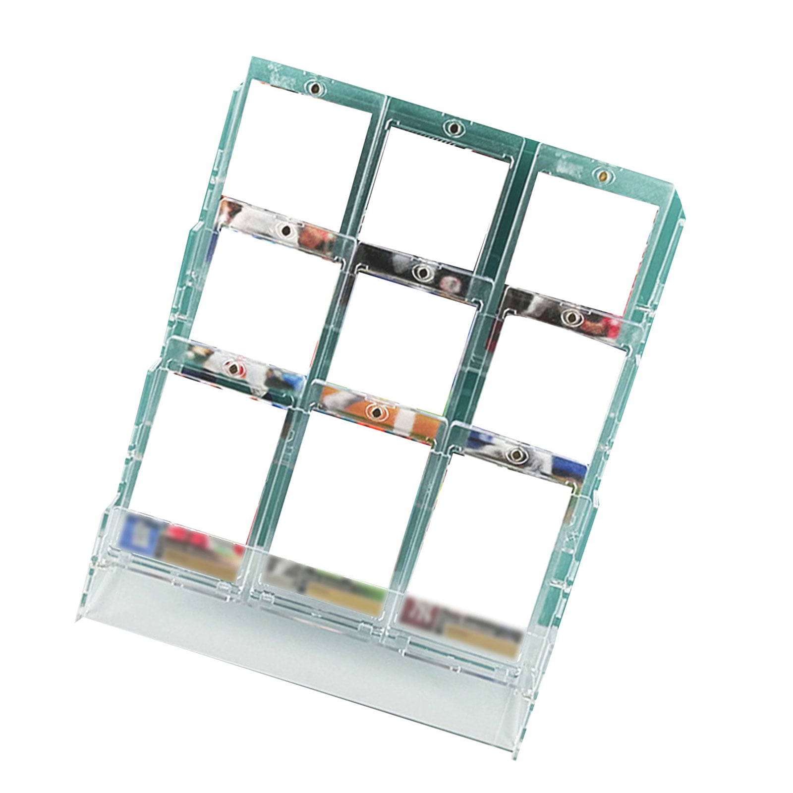 Acrylic 3 Tiers Trading Card Display Stand Clear Graded Card Holder for ...