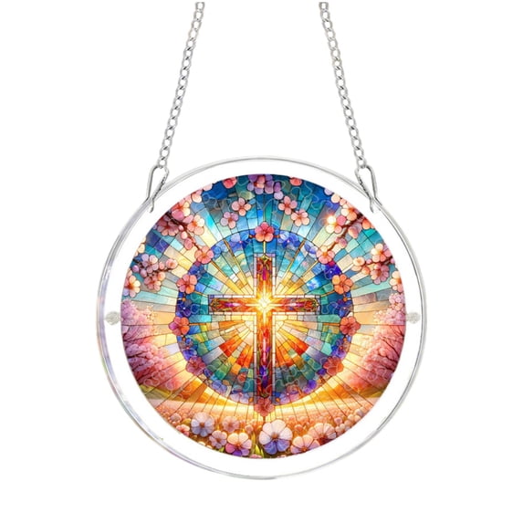 Acrylic 3D Puzzle, Assemblable Garden Sun Pendant, Colorful Spring Bird ...