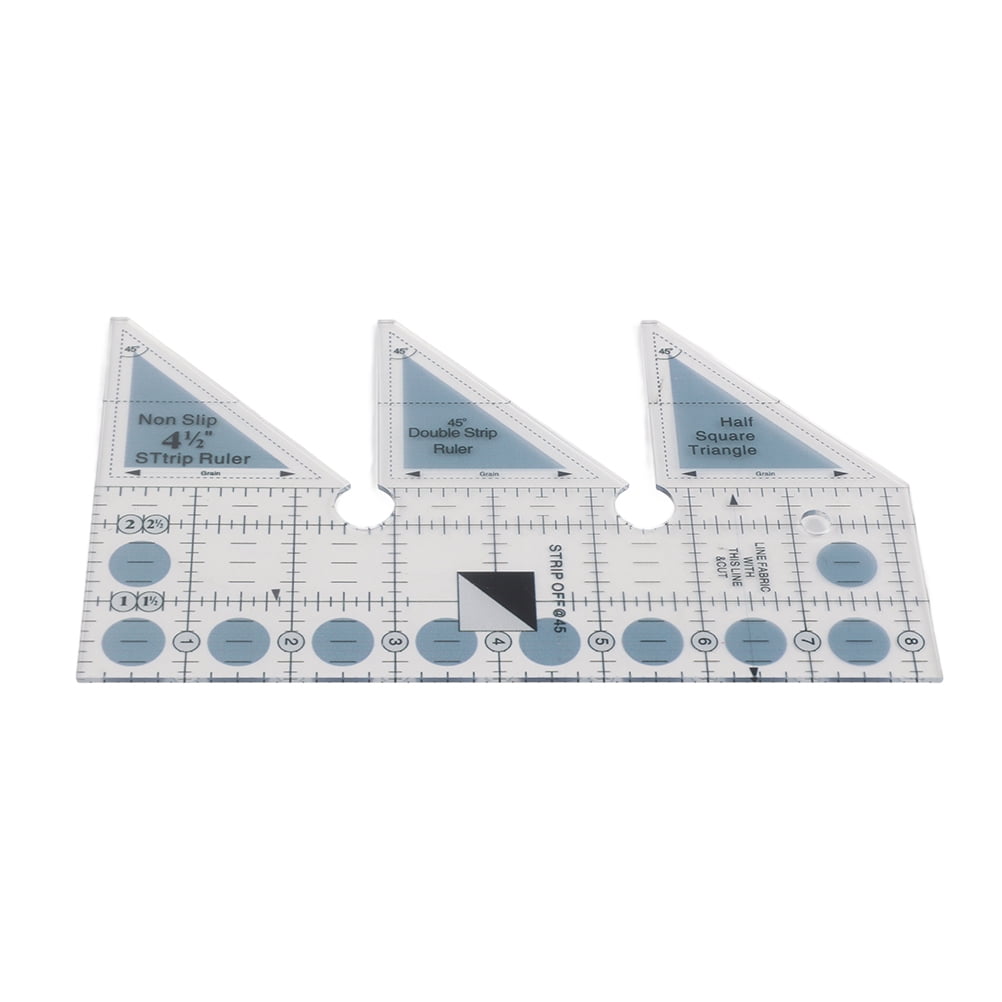 Acrylic 45/60/90 Degree Transparent Triangle Cutting Guide - Walmart.com