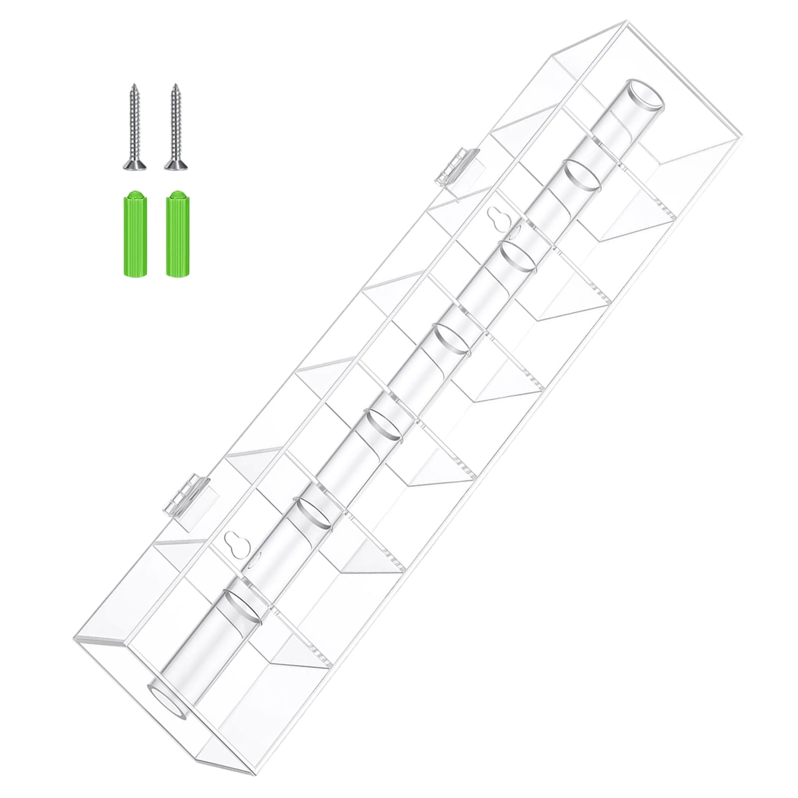 Acrylic 7 Slot Label Dispenser Wall Mount Organizers For Sticker Date ...