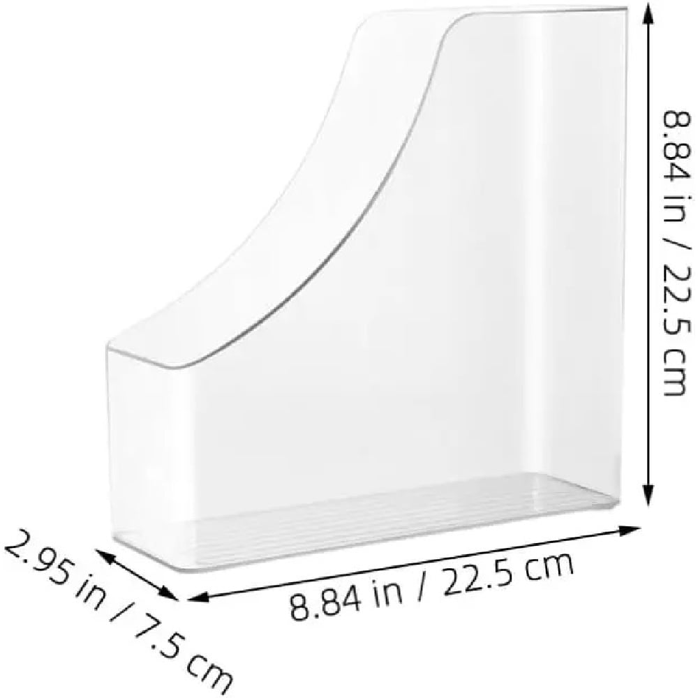 Acrylic A4 Storage Filing Box for Documents Plastic Paper File ...