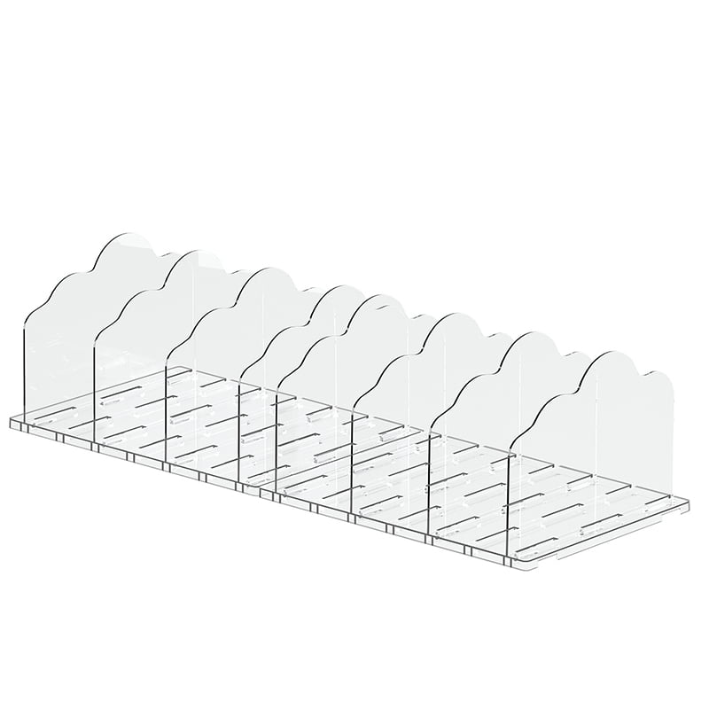 Acrylic Adjustable Handbag Separators Storage Purse Organizer Clear ...