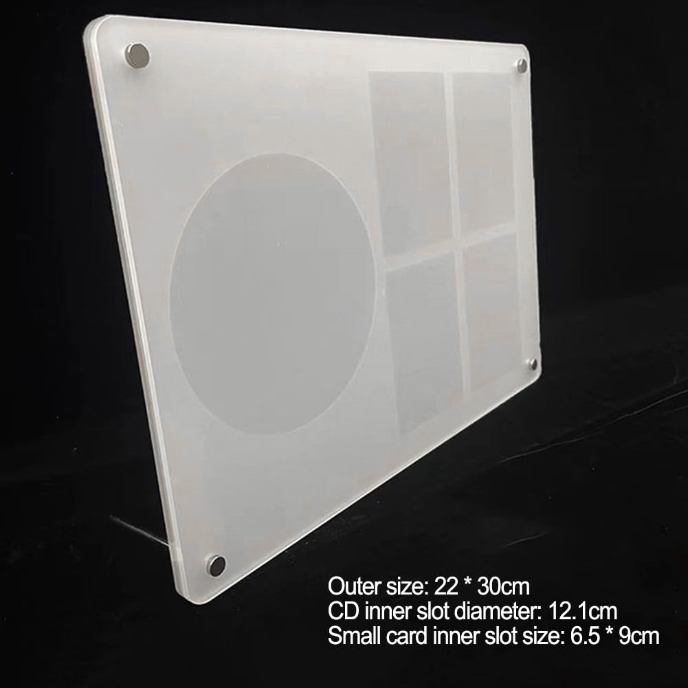 Acrylic Albums CD Frame Display Disc Photocard Stand for Birthday ...
