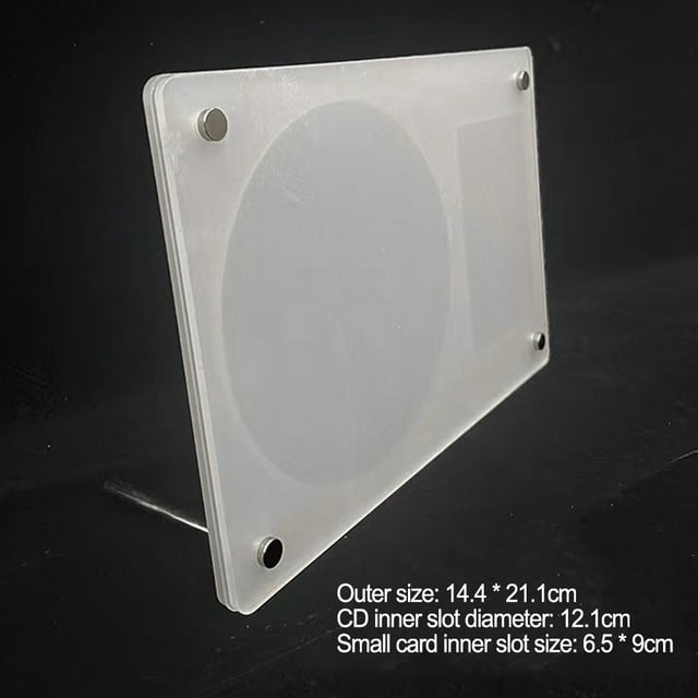 Acrylic Albums CD Frame Display Disc Photocard Stand for Birthday ...