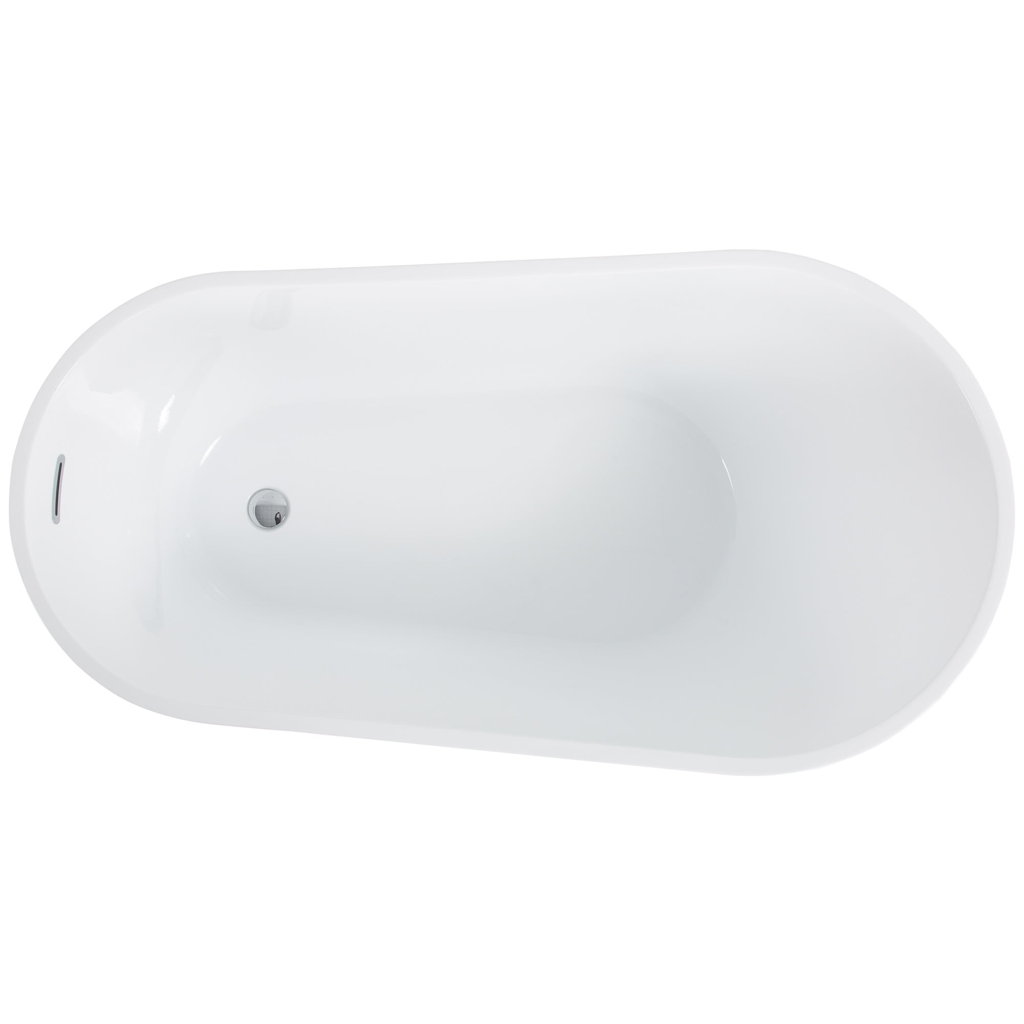 Acrylic Alcove Freestanding Soaking Bathtub-60inch Modern luxury ...