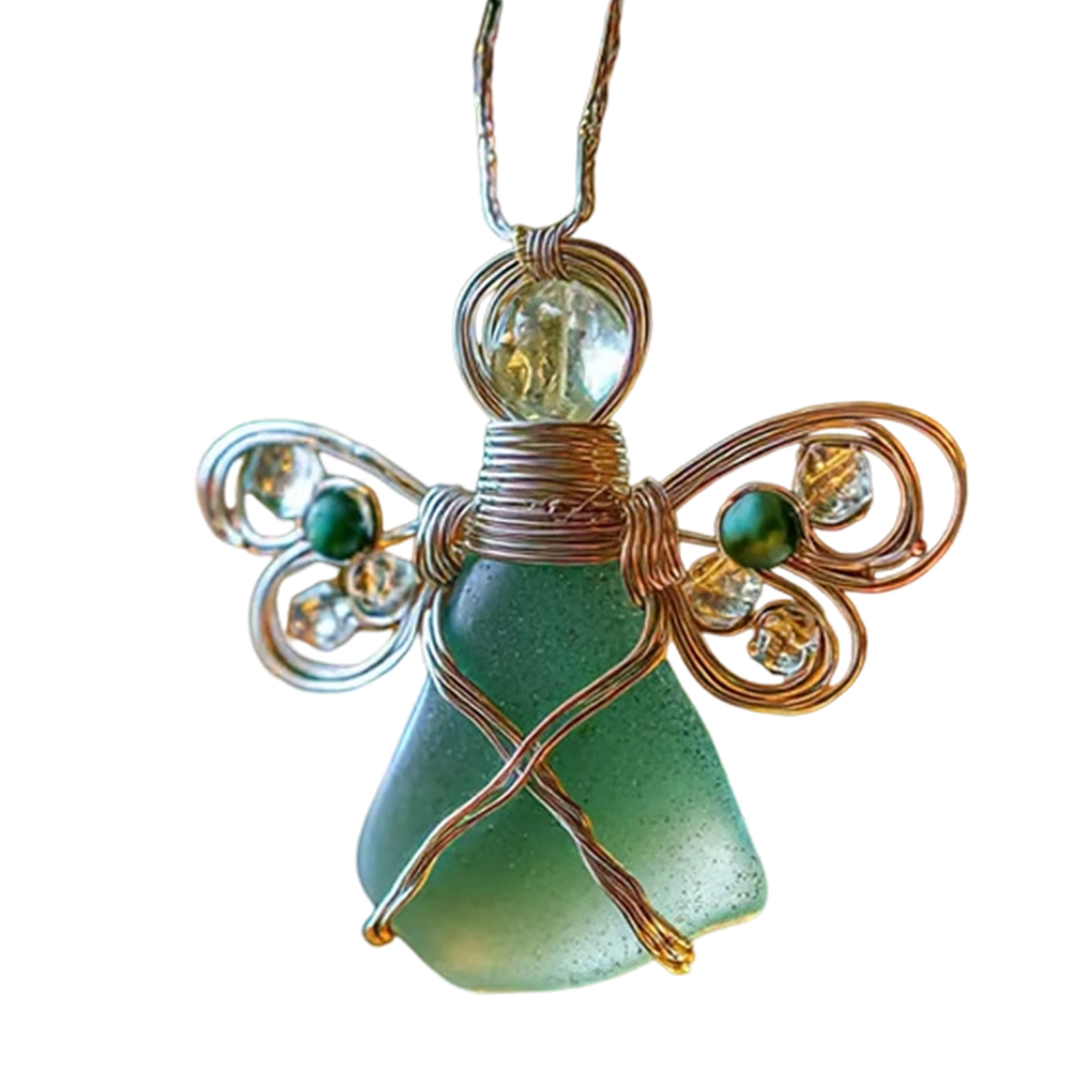 Acrylic Angelic Ornament 2D Flat Pendant Charm For Christmas Tree ...