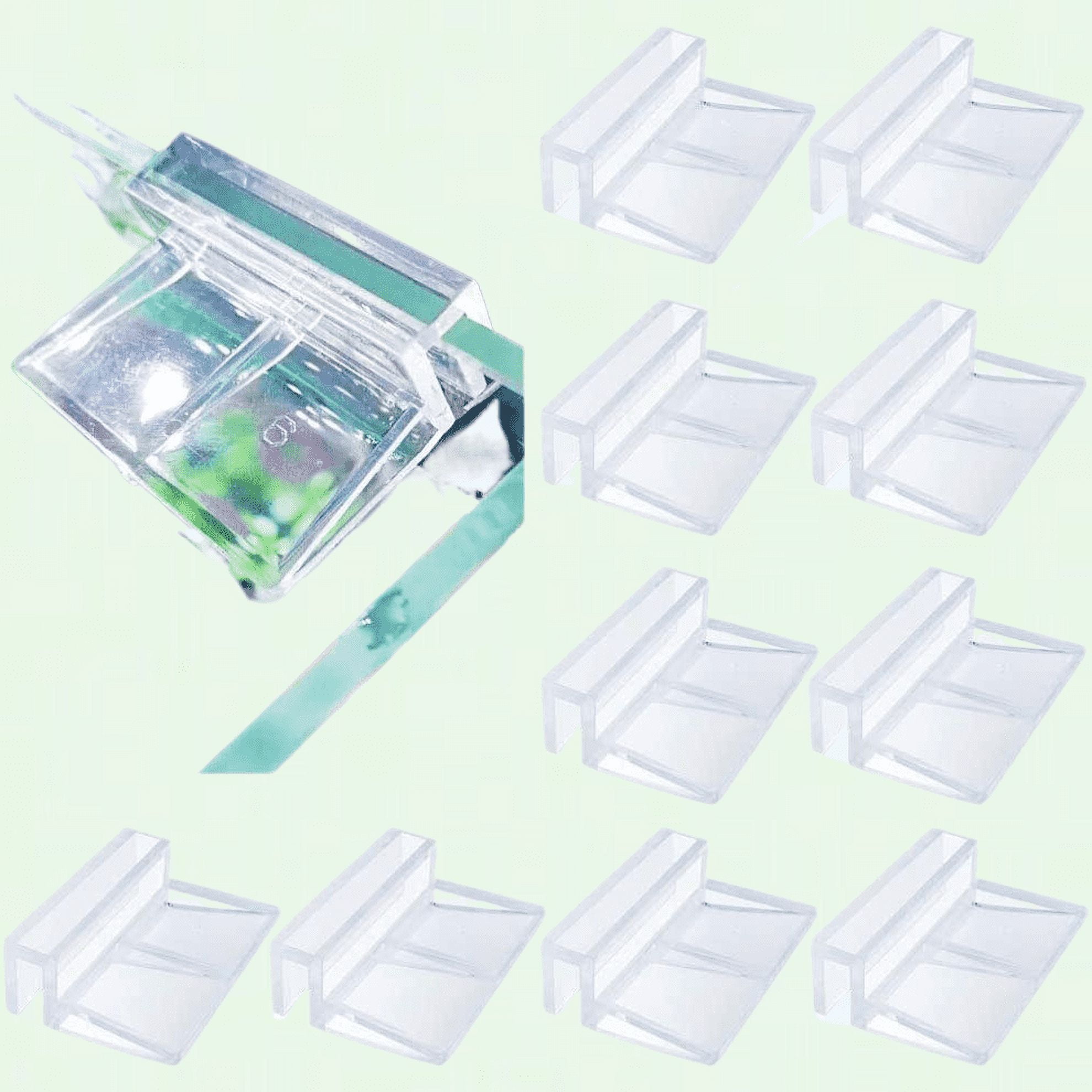 Acrylic Aquarium Lid Clips, 4-Pack Clear Fish Tank Glass Lid Clamp ...