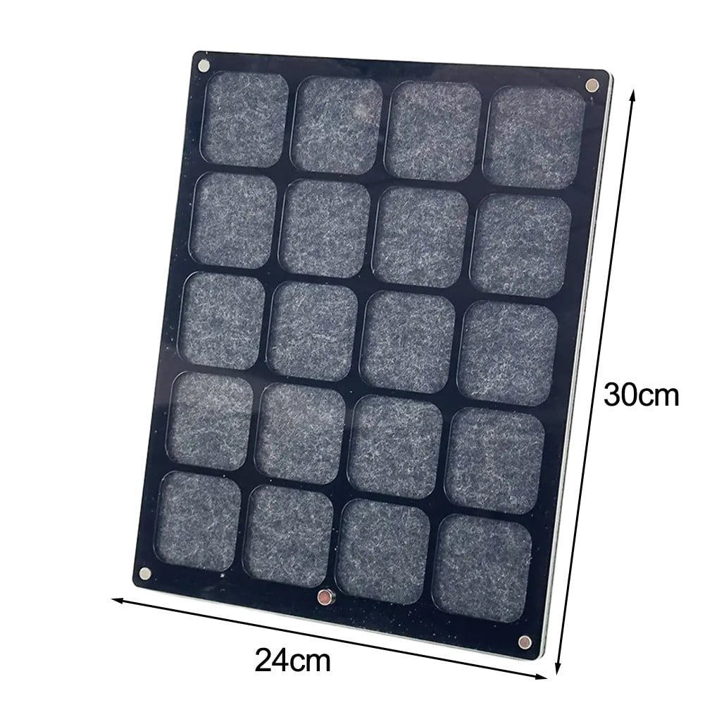 Acrylic badge display box: used for storing and displaying badges and ...