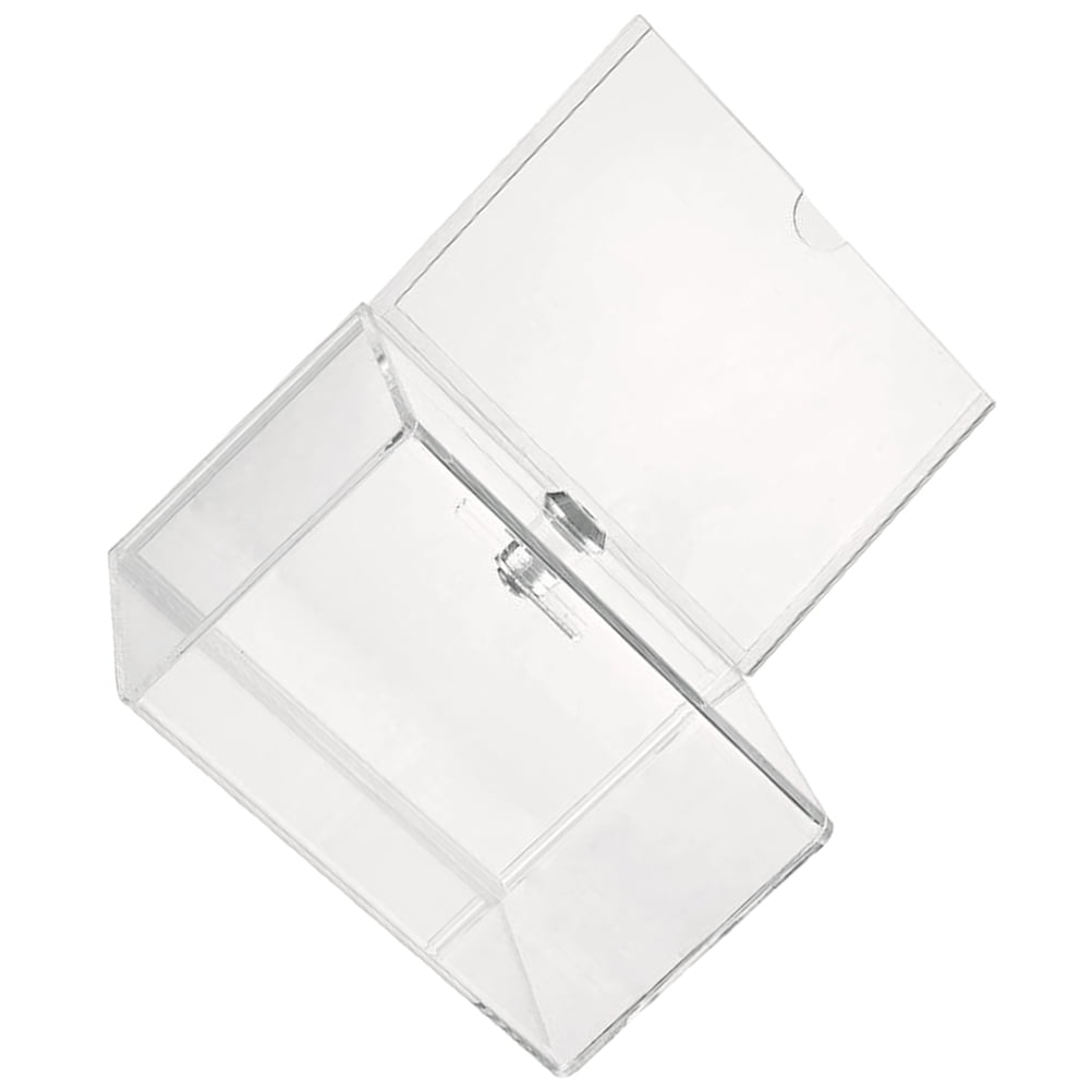 Acrylic Ballot Box Clear Window Mailbox Notekins Container Donation ...
