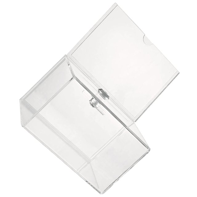 Acrylic Ballot Box Mailbox Letter Post Container Fundraising Ballot Box ...