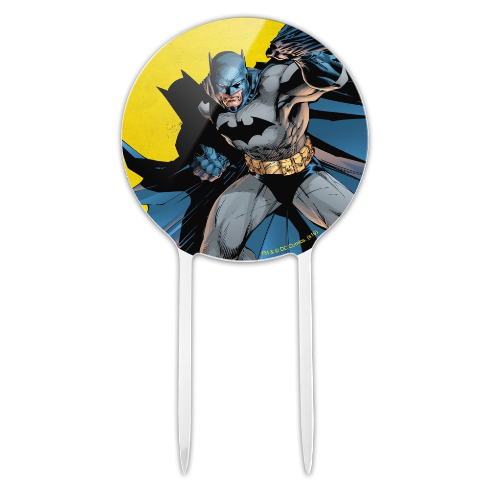 Acrylic Batman Character Cake Topper Party Decoration for Wedding ...