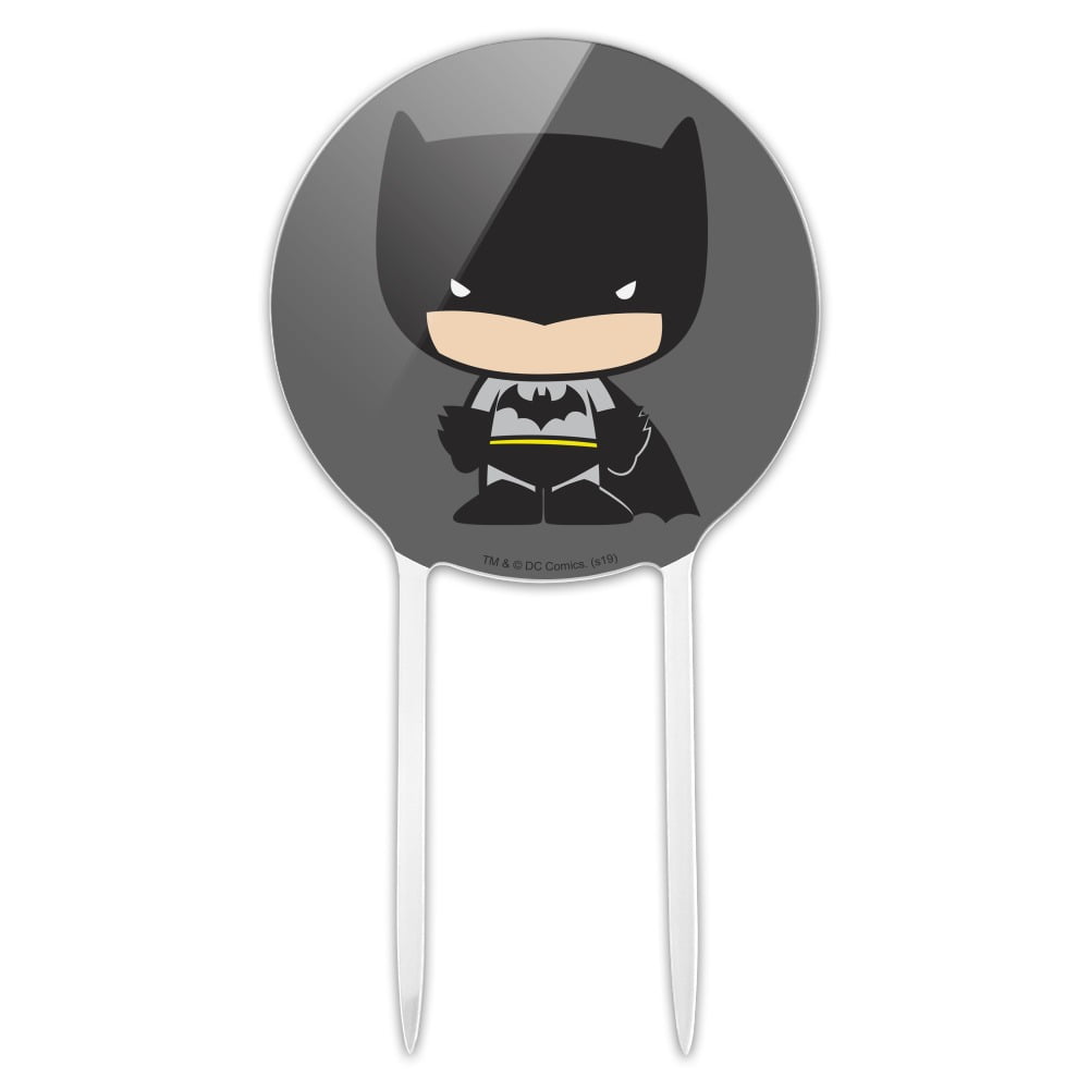 Acrylic Batman Cute Chibi Character Cake Topper Party Decoration for ...
