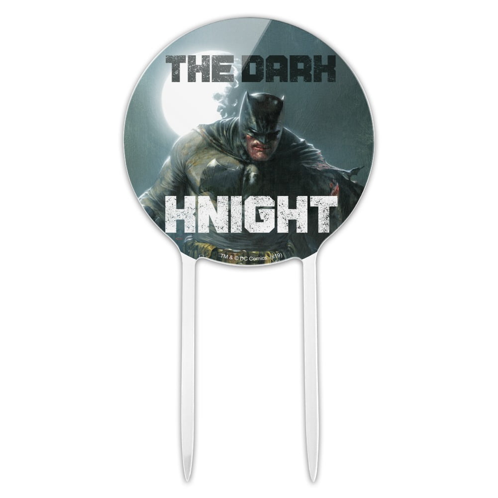 Acrylic Batman The Dark Knight Cake Topper Party Decoration for Wedding ...