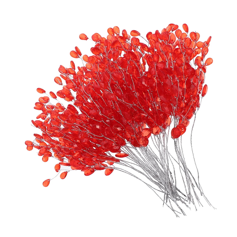 Acrylic Bead Flower Decor Artificial Cutainsforbedroom Wedding Decore ...