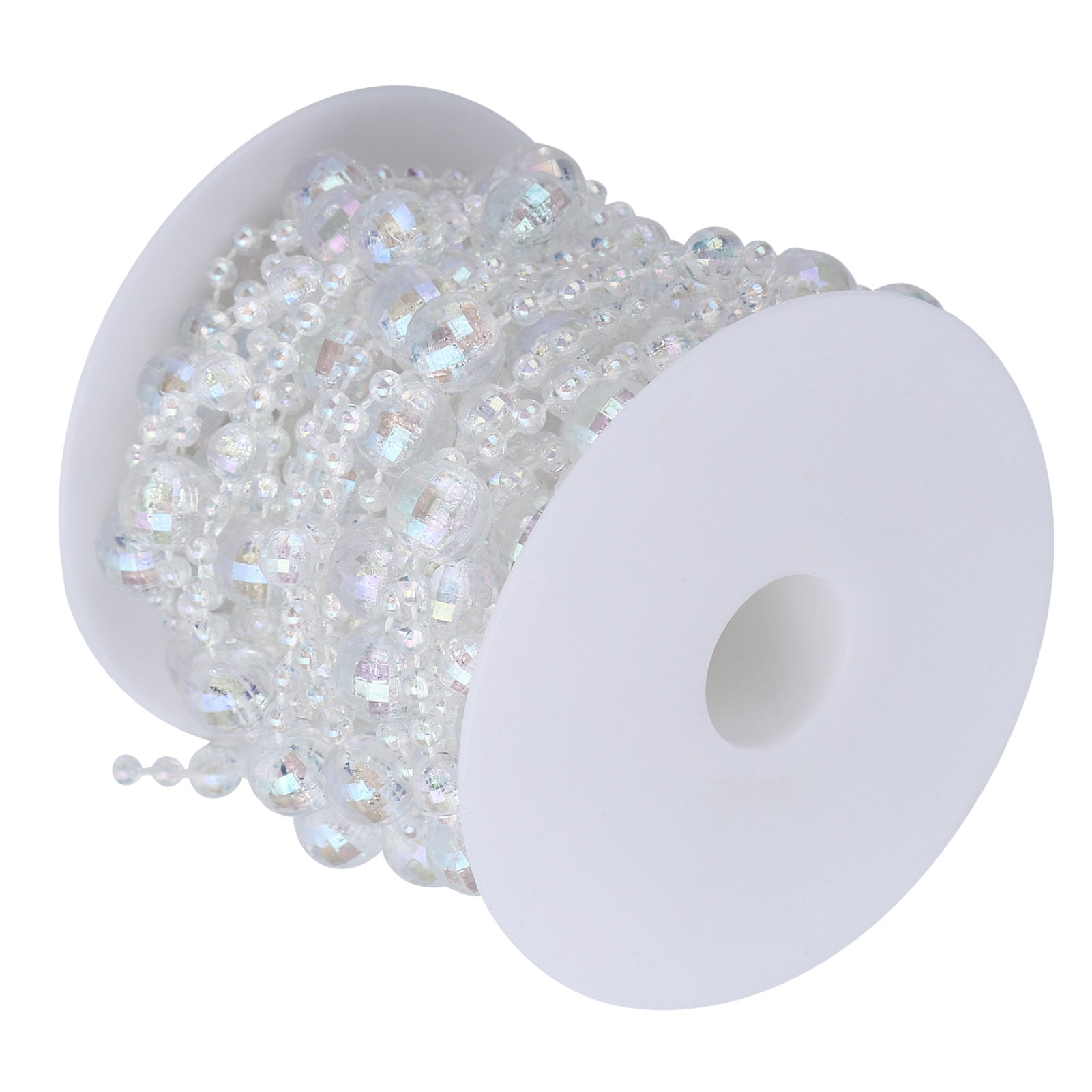 Acrylic Bead Garland, Cut To Any Length Acrylic Crystal Beads Strand ...