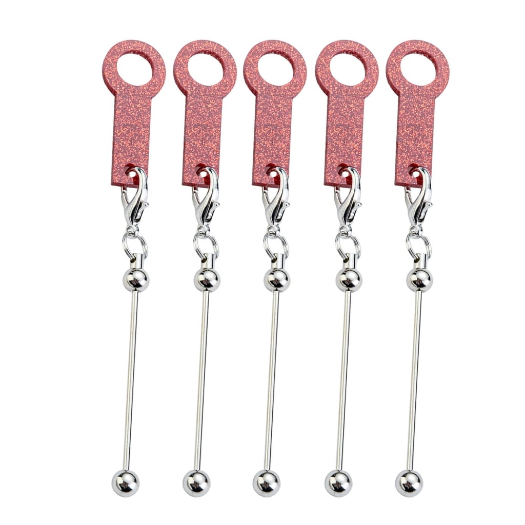 Acrylic Beads Straw Beadable Cup Charm Straw Blank Adapter - Walmart.com