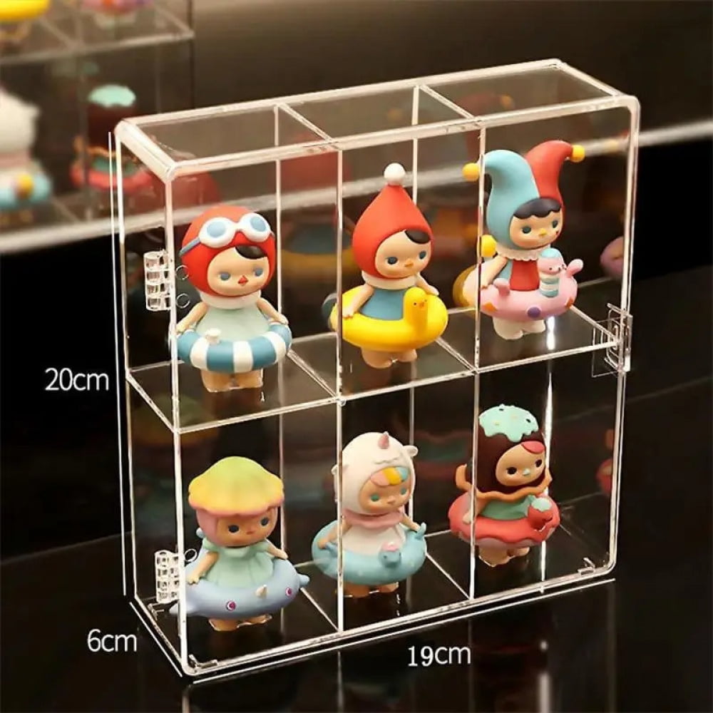 Acrylic Blind Box Storage Display Stand Toys Cabinet Dolls Display Case ...
