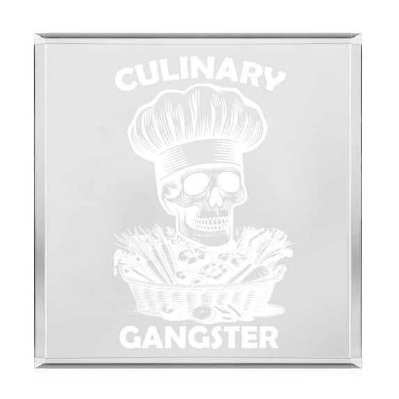 Acrylic Block Sign Art Home Desk Decor Gift Culinary Gangster Funny ...