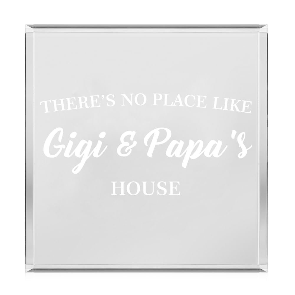 Acrylic Block Sign Art Home Desk Decor Gift There's No Place Like Gigi ...