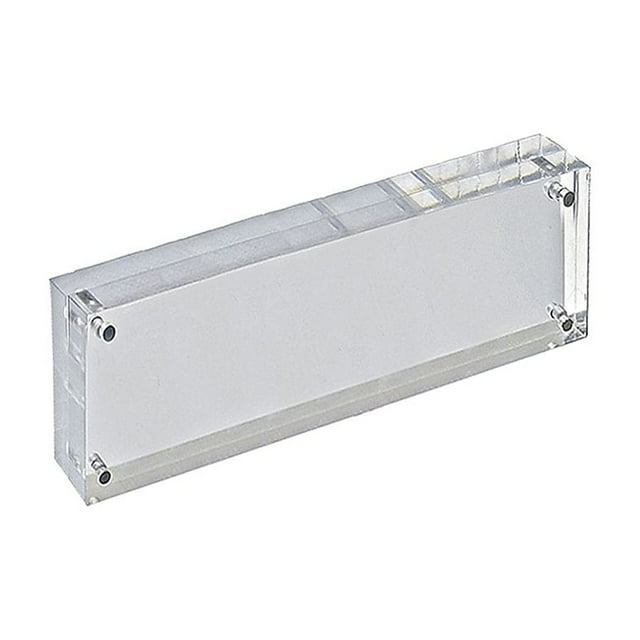 Acrylic Block Sign Holder Vertical/Horizontal (3" x 11") - Walmart.com