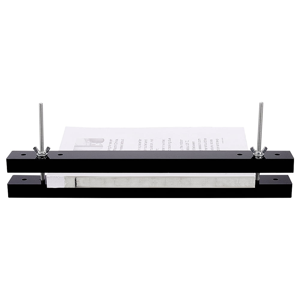 Acrylic Book Binding Press Machine Findings 15x1.5Inch Black Flat Paper Press Machine Acrylic ...