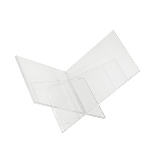 Acrylic Book Stand Artwork Display Rack Portable Bookmark Small Compact ...