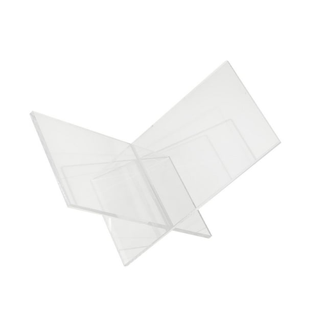 Acrylic Book Stand Artwork Display Rack Portable Bookmark Small Compact ...