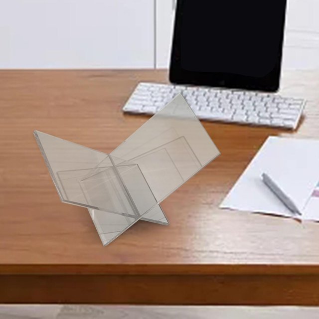 Acrylic Book Stand Book Stand for Reading Portable Small Bookmark ...