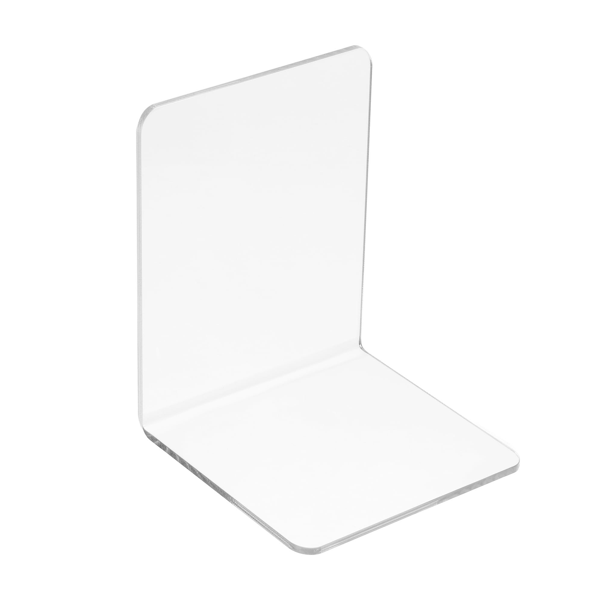 Acrylic Bookend, Book Support Stand for Workspace Stationery Office ...
