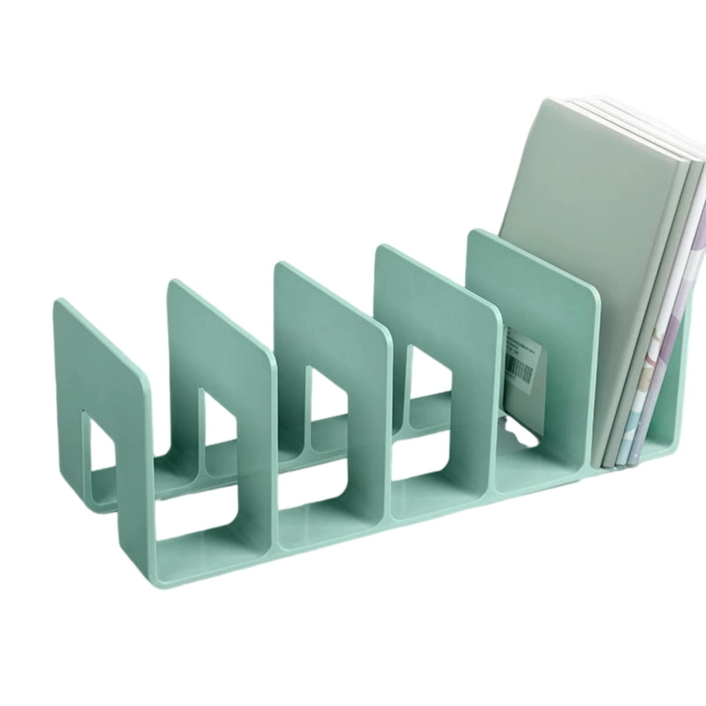 Acrylic Bookends Reading Shelf Book End File Sorter Book Storage Stand ...