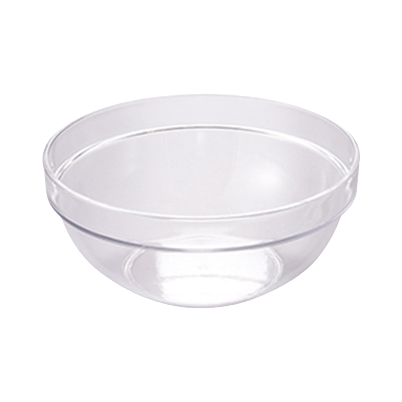 Acrylic Bowl Transparent Round Vegetable Whisk Cooking Bowl Plastic Tea ...