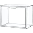 Acrylic Box Display Case, Clear Plastic Stackable Storage Bins with ...