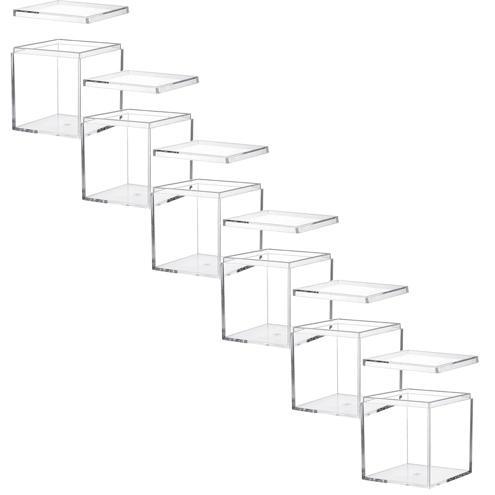 Acrylic Box with Lid Acrylic Square Containers Square Cube with Lid ...