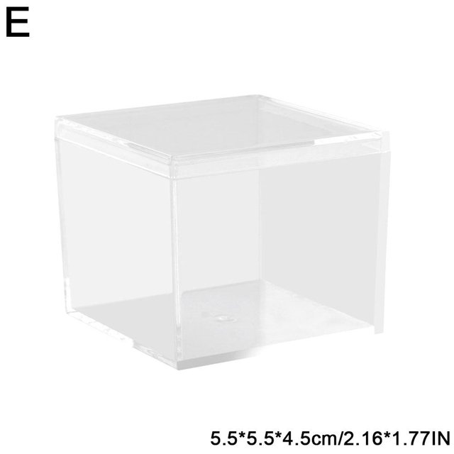 Acrylic Boxes Clear Acrylic Cube Small Square Storage Acrylic with Box ...