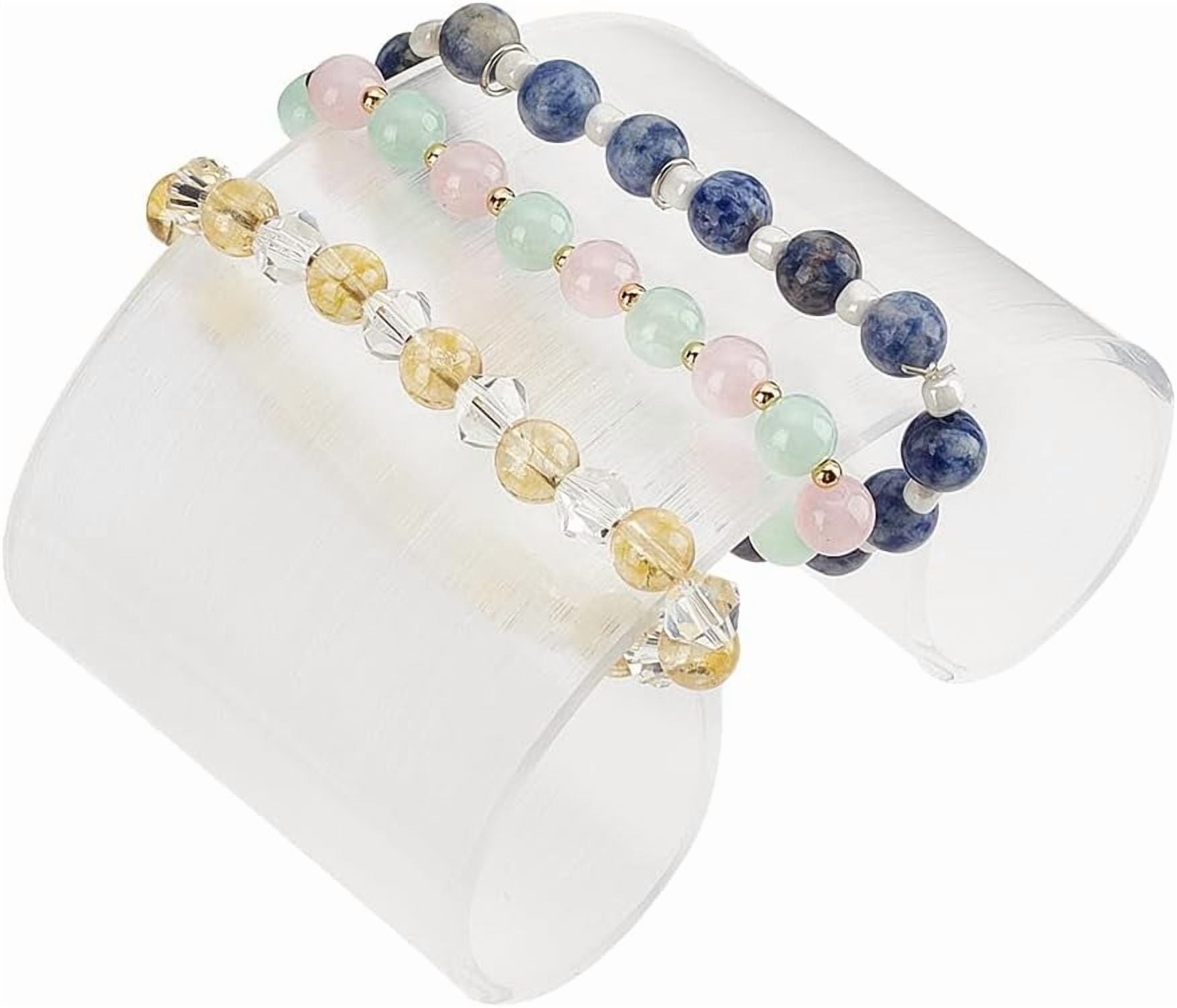 Acrylic Bracelet Display Stands Clear Removable Bracelet Necklace ...