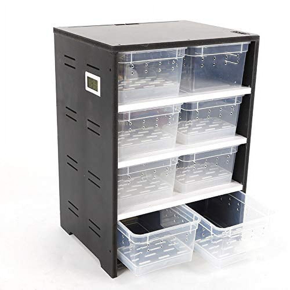 Acrylic Breeding Cabinet,8PCS Feeding Reptile Breeding Tank Insect ...