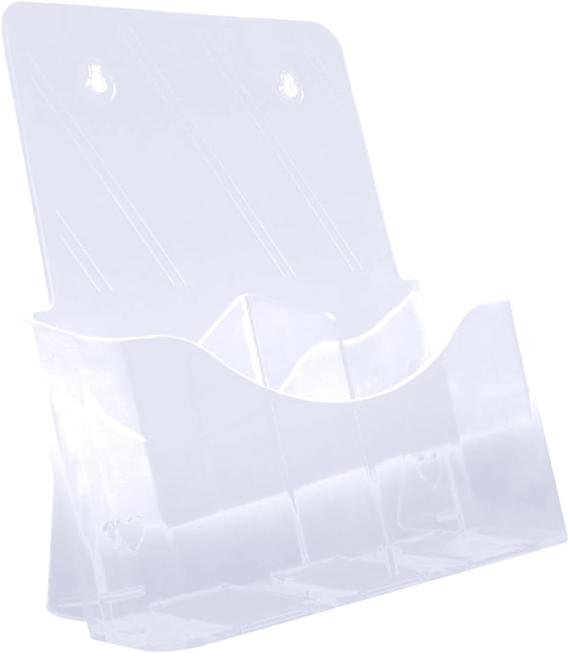 Acrylic Brochure Holder Literature Holder Slanted Back Design Table ...