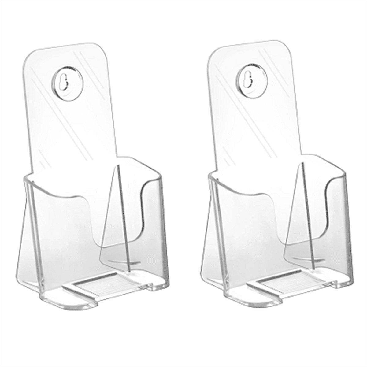Acrylic Brochure Holder Slant Back Design, Clear Display Stand, Plastic ...