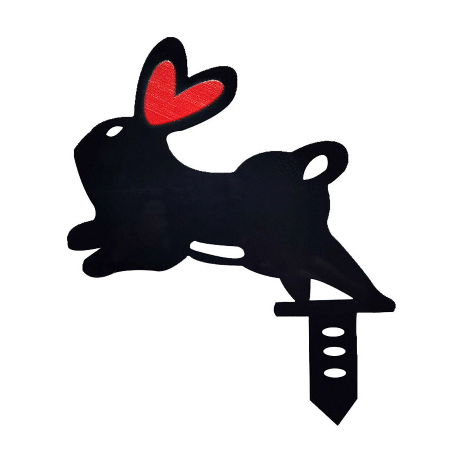 Acrylic Bunny Garden Decor, 17" Rabbit Yard Decor, Metal Yard Art ...