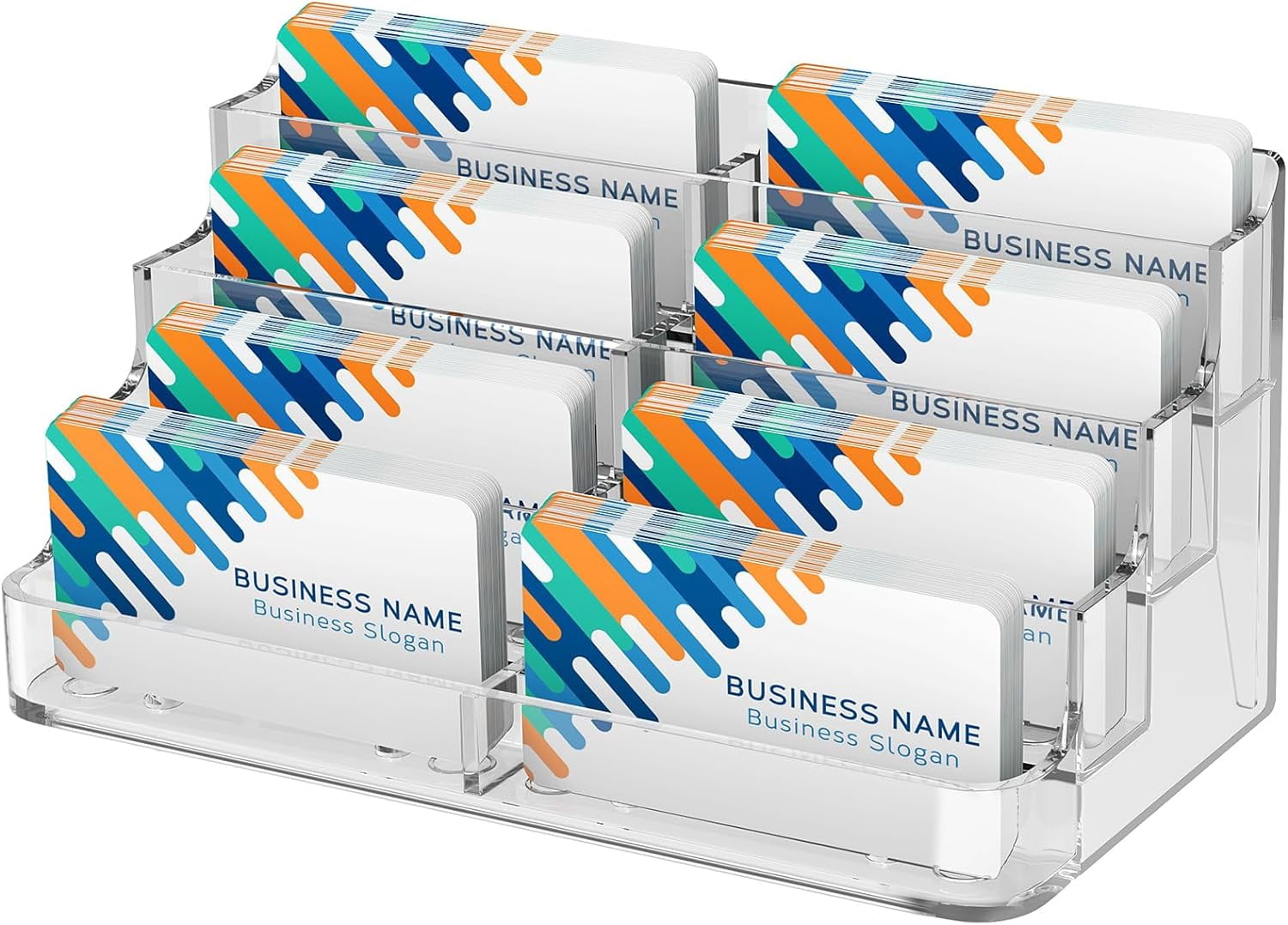 Acrylic Business Card Holder for Desk Multiple Business Card Holders ...