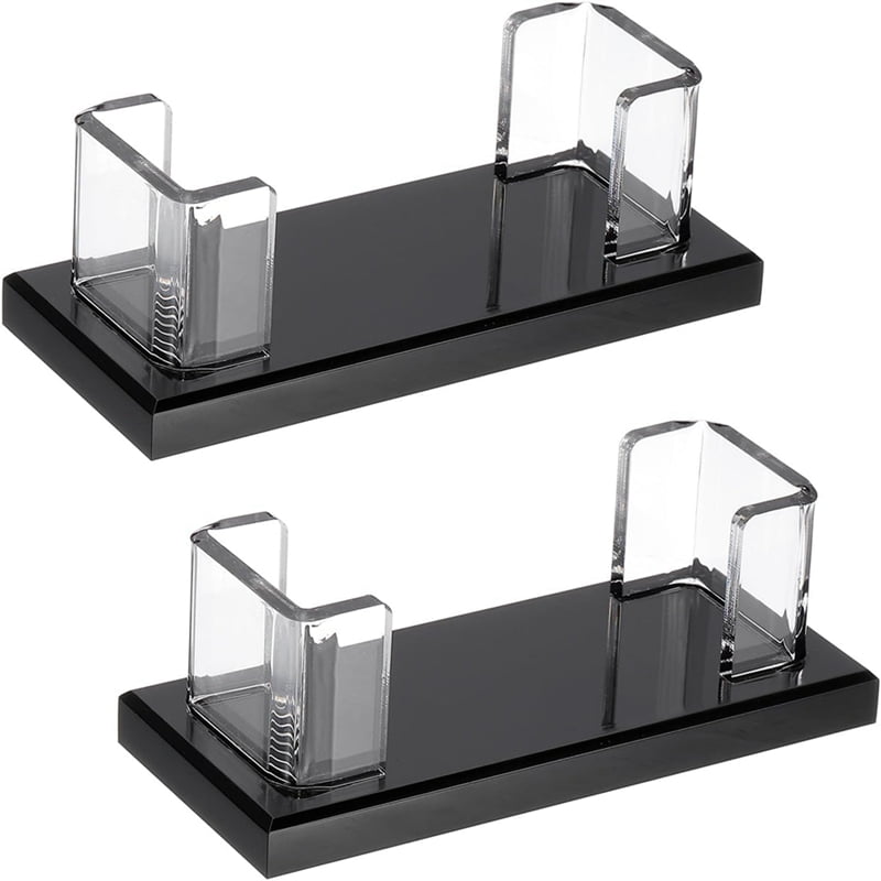Acrylic Business Card Holder for Desk, 2 Pcs Desktop Business Card ...