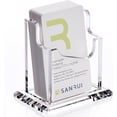 Acrylic Business Card Holder for Desk,Vertical Business Card Display ...