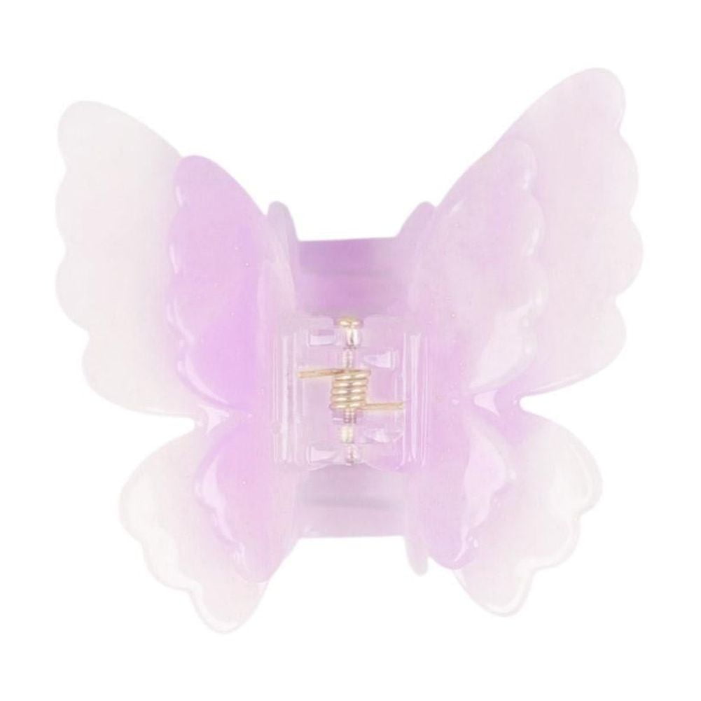 Acrylic Butterfly Clip Teenage Girl Color Changing Butterfly Grab Clip ...