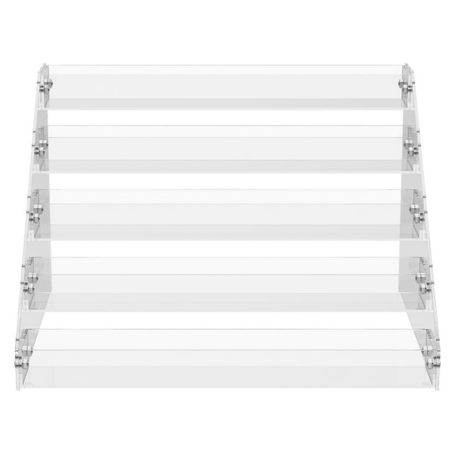 Acrylic CD Display Stand Transparent Robust Desktop Storage Shelf Large ...